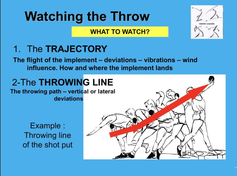 Coach 02 Techniques for observing the throws - DL Poppe