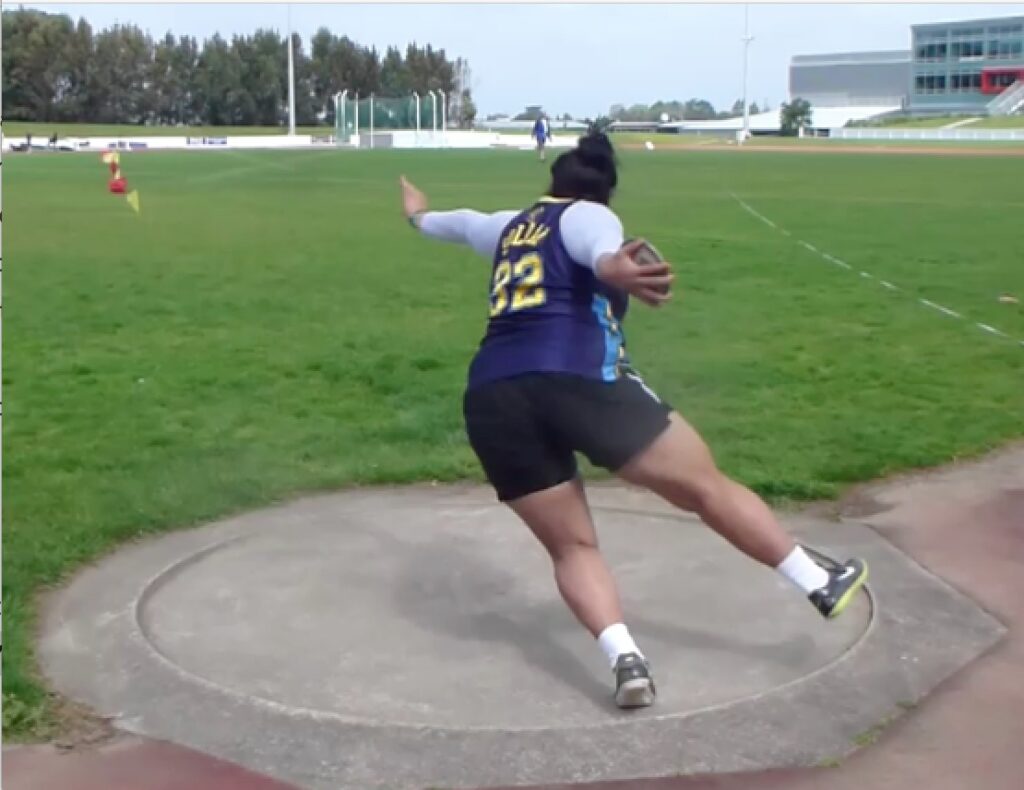 Dsc 08 Siositina HAKEAI 57.91m NZL U20 record - DL Poppe