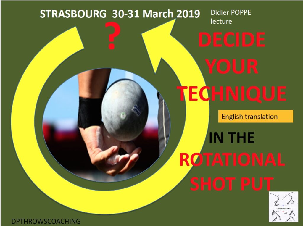 Sht 18 rot The 5 ''techniques'' of the rotational shot put Conference D ...