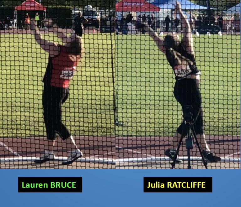 Ham 19 Leftie vs rightie :Lauren BRUCE vs Julia RATCLIFFE comparison ...