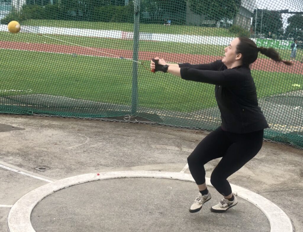 Ham 26 Nicole BRADLEY 70.07m 3rd NZL thrower over 70m - DL Poppe