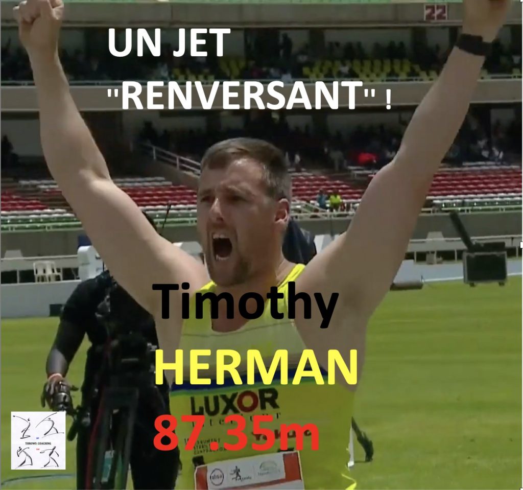 Jvt 62 Timothy HERMAN (Belg) 87.35m Un jet ''RENVERSANT'' ! - DL Poppe